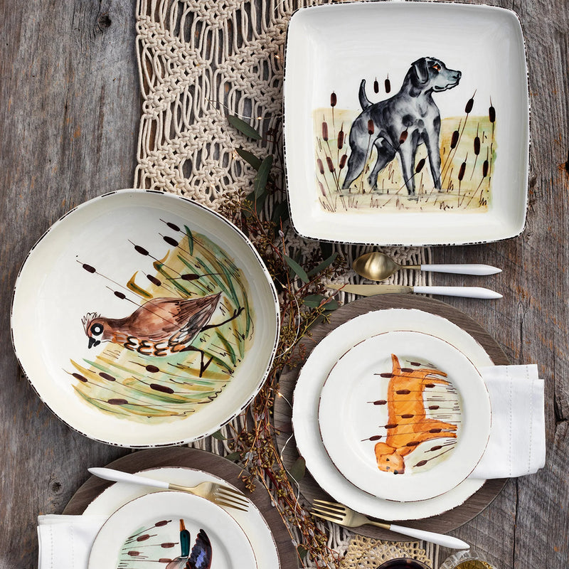 Wildlife Black Hunting Dog Square Platter – Yard Master Outdoors