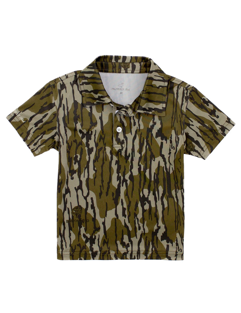 Boys Inlet Polo Mossy Oak Original Bottomland – Yard Master Outdoors